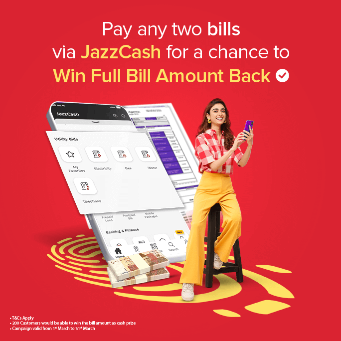 Utility Bill Payments - JazzCash